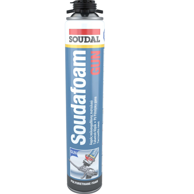 Espuma Expansiva Soudafoam Gun 750ml - Soudal - Espuma Expansiva Soudafoam Gun 750ml - Soudal ...